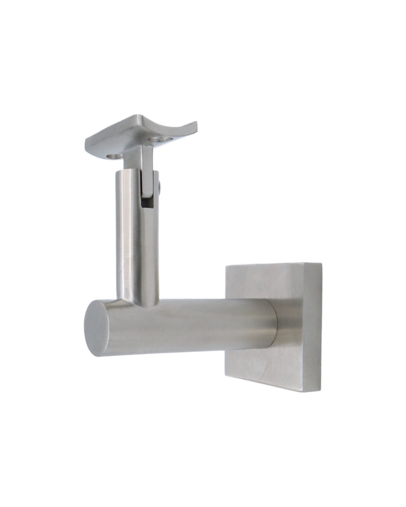 Linnea Concrete Mount Handrail Bracket with Square Rose and Curved ...