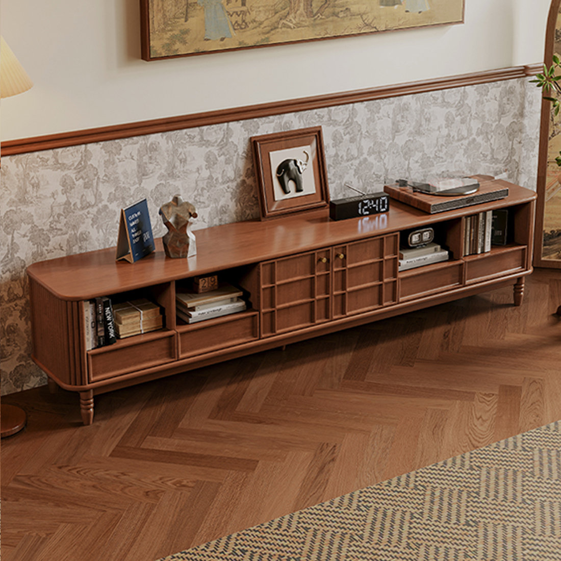 Trentastic Trails French Retro Style TV Stand | Wayfair