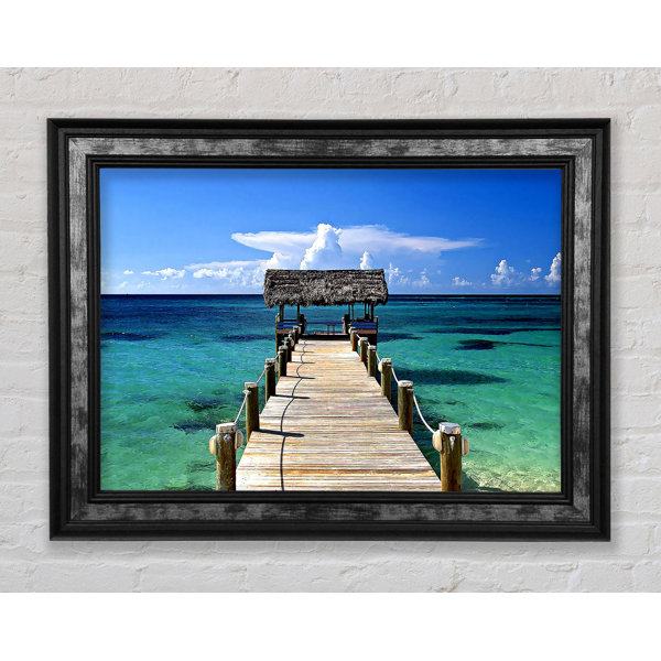 Bright Star New Providence Island Bahamas - Single Picture Frame Art ...
