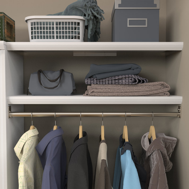 ClosetMaid Impressions 48 inch White Top Shelf Kit & Reviews | Wayfair