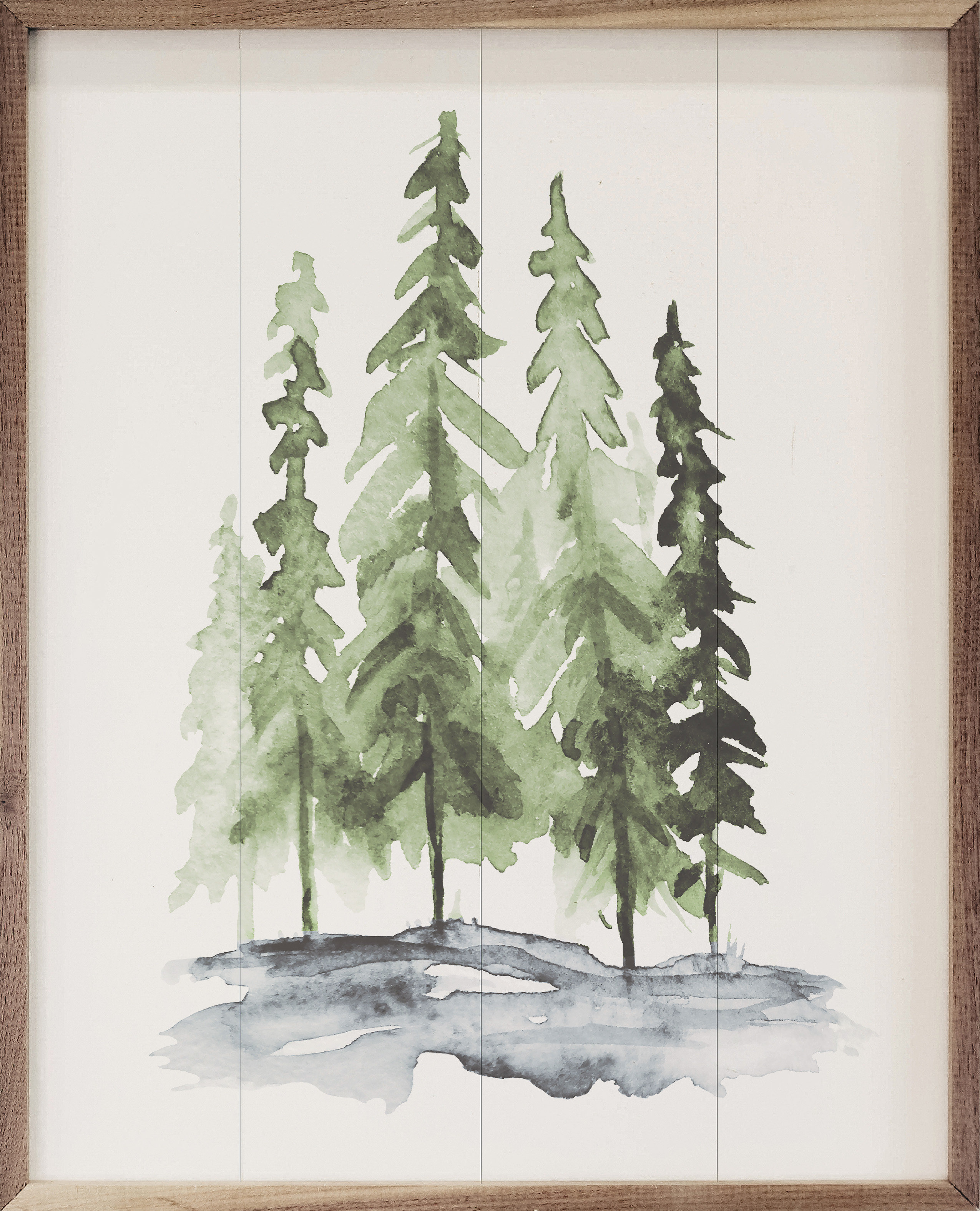 Winston Porter Watercolor Pines & Reviews | Wayfair