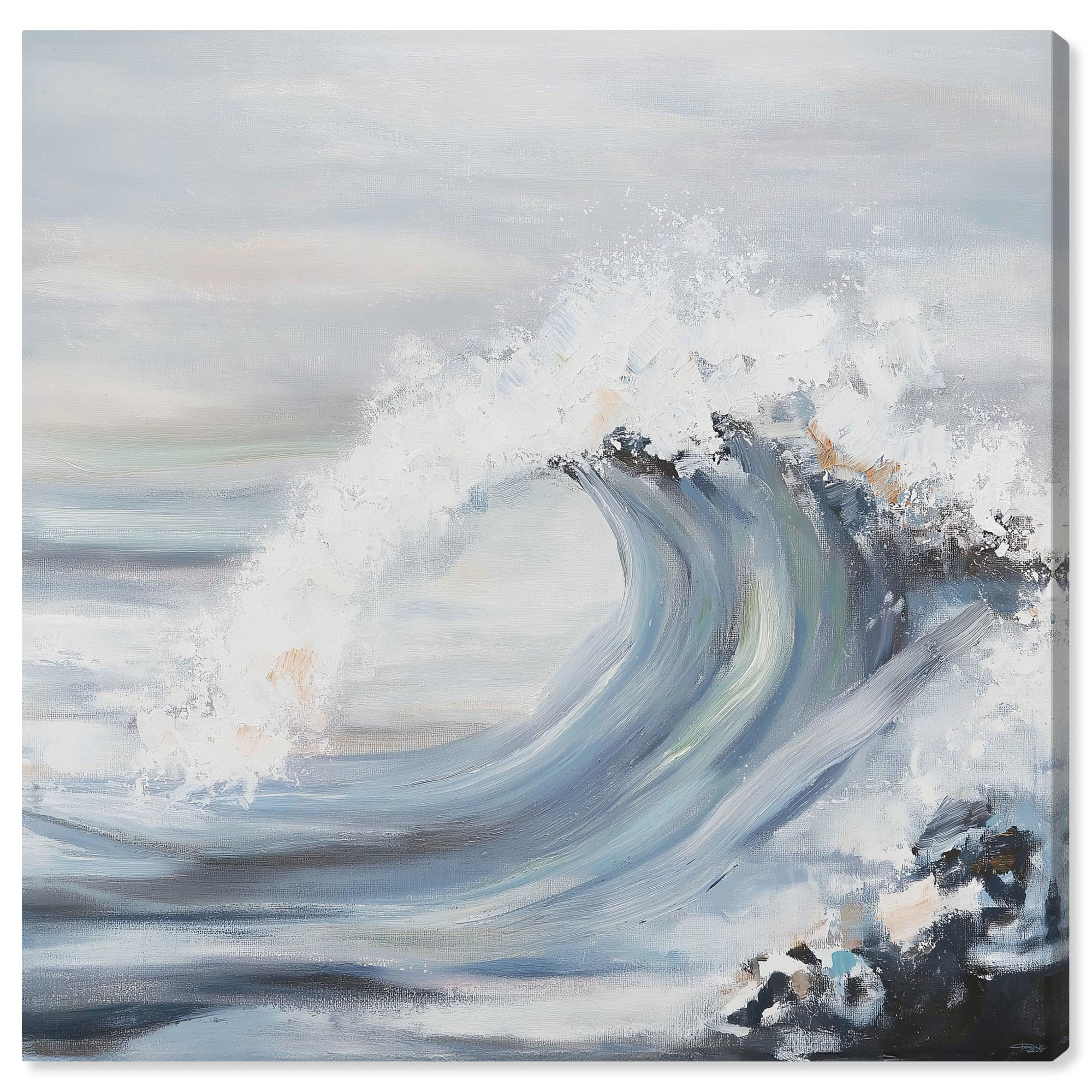Art Remedy Wavora III Canvas Modern Beach Art by Art Remedy | Wayfair