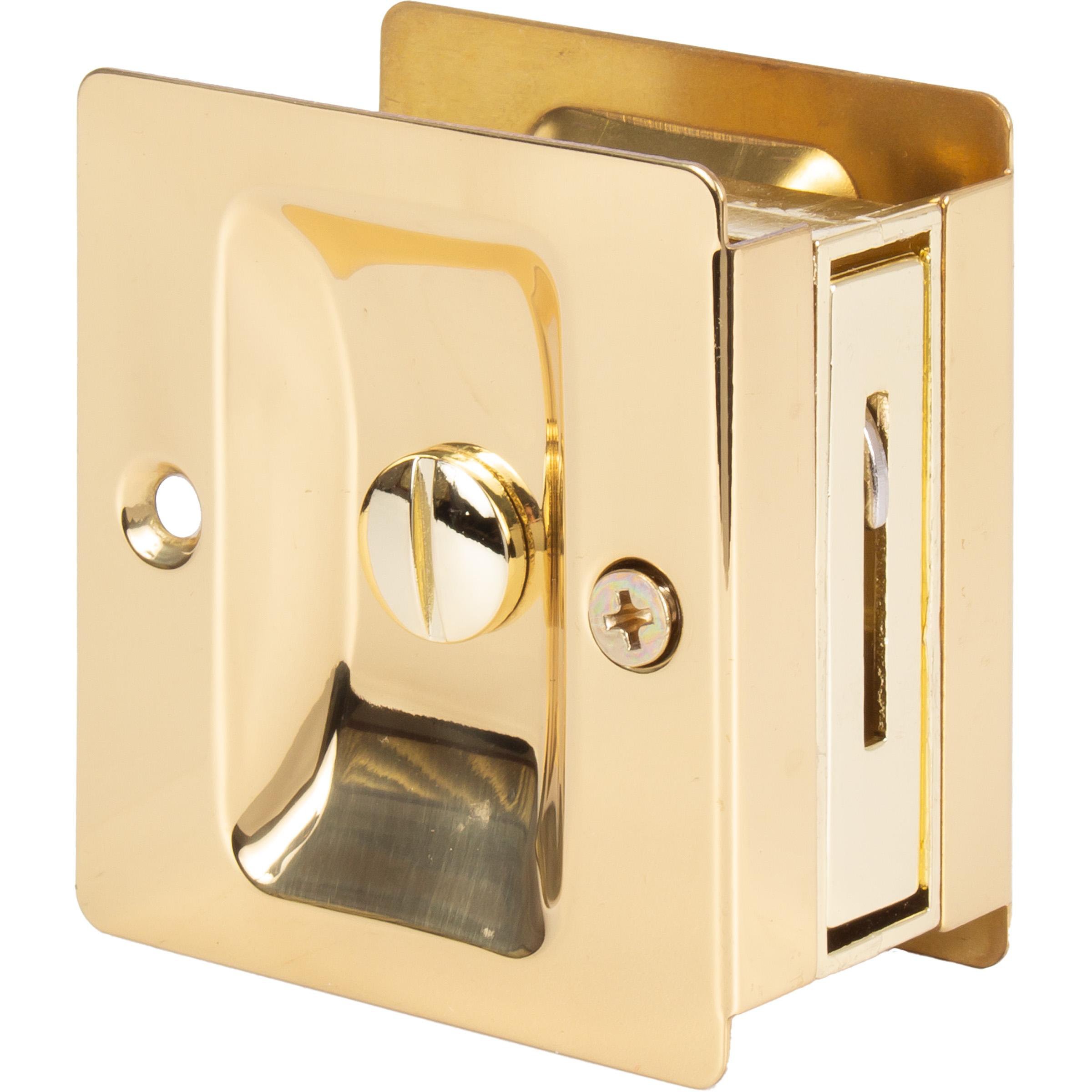 Stone Harbor Hardware Premium Square Pocket Door Lock, Privacy (Bed ...
