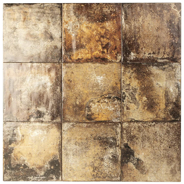 TileBar Angela Harris Dunmore Cotto 8X8 Ceramic Floor Tile | Perigold