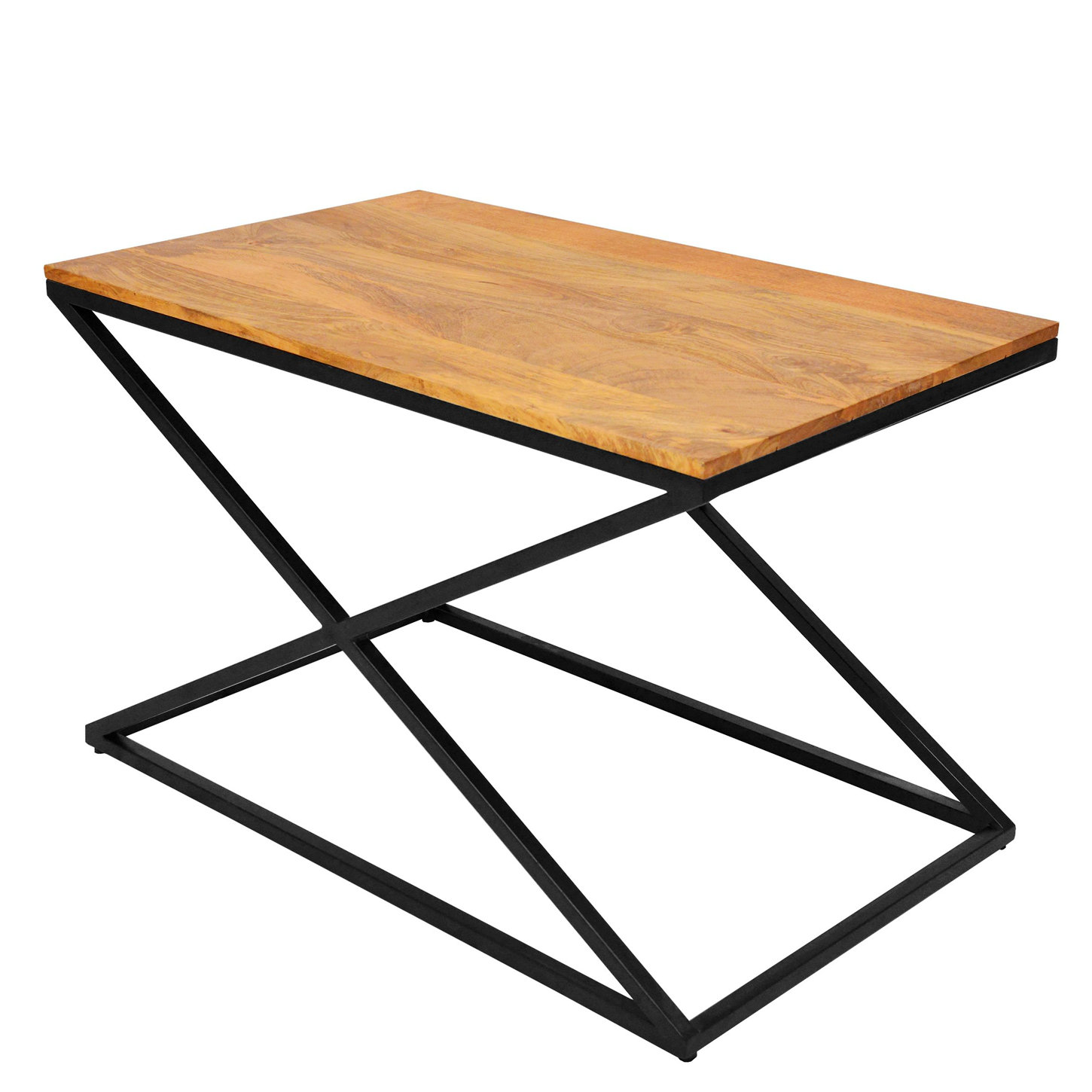 17 Stories Kushal Solid Wood Top Single Coffee Table | Wayfair