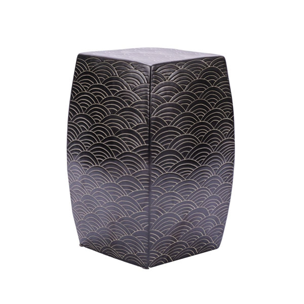 Legend of Asia Seawave Square Garden Stool | Perigold