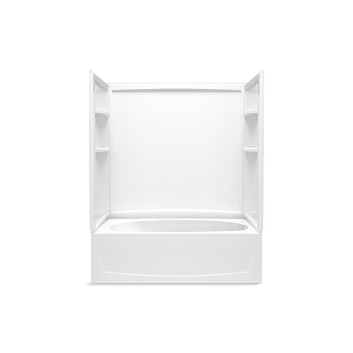 Sterling by Kohler Performa 30.25" W x 60" D x 74.75" H Frameless ...
