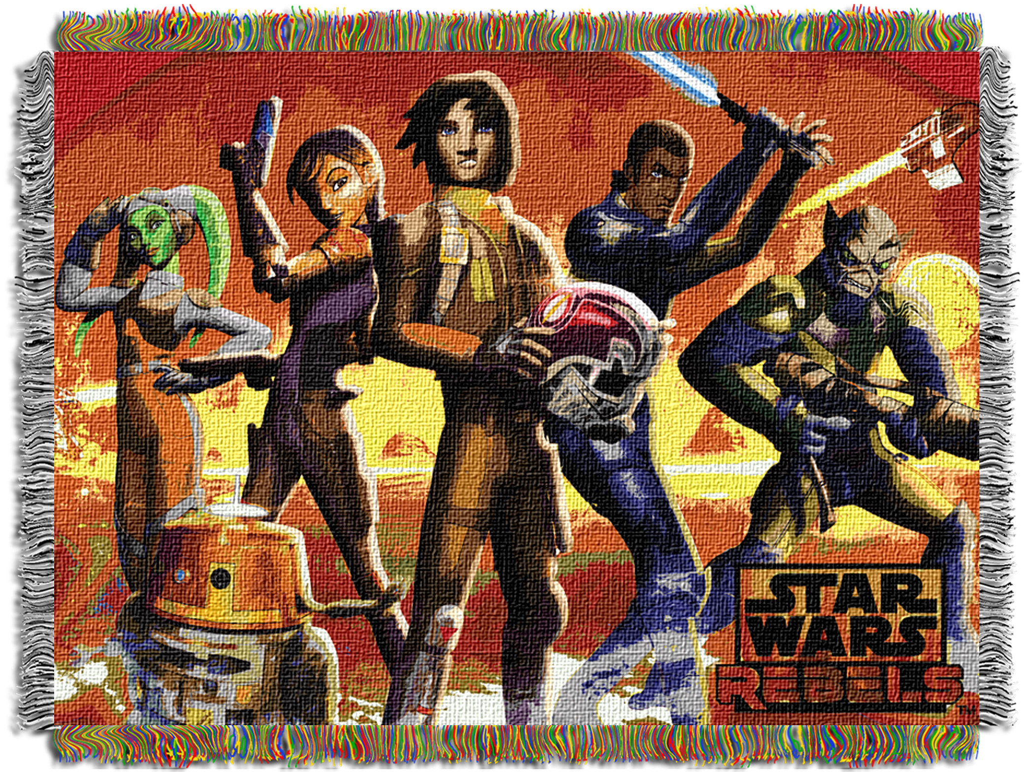 Northwest Co. Disney Star Wars Throw Blanket, Red Hot Rebels Sci-Fi Fan ...
