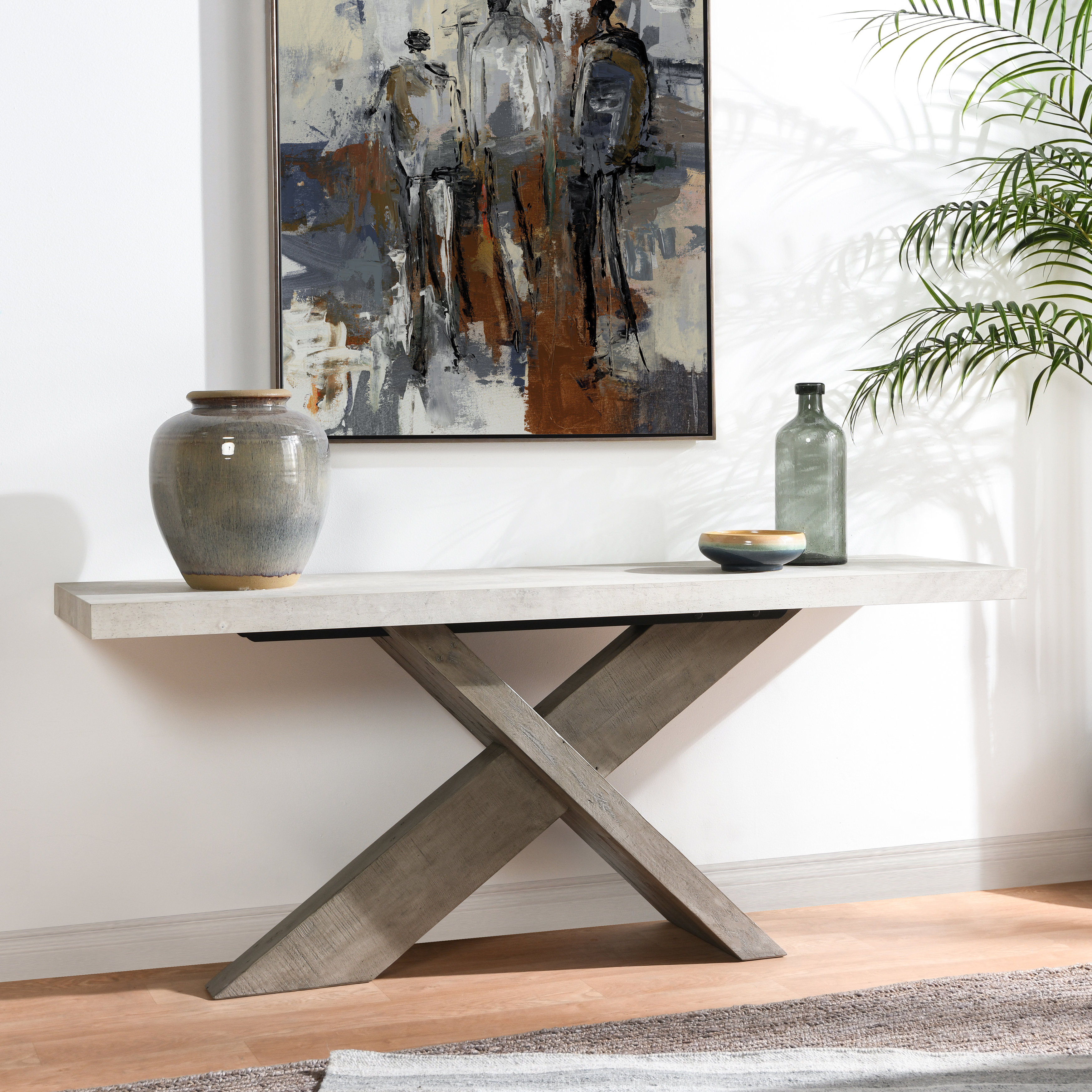 Classic Home Console en bois massif 72 po Durant et Commentaires ...