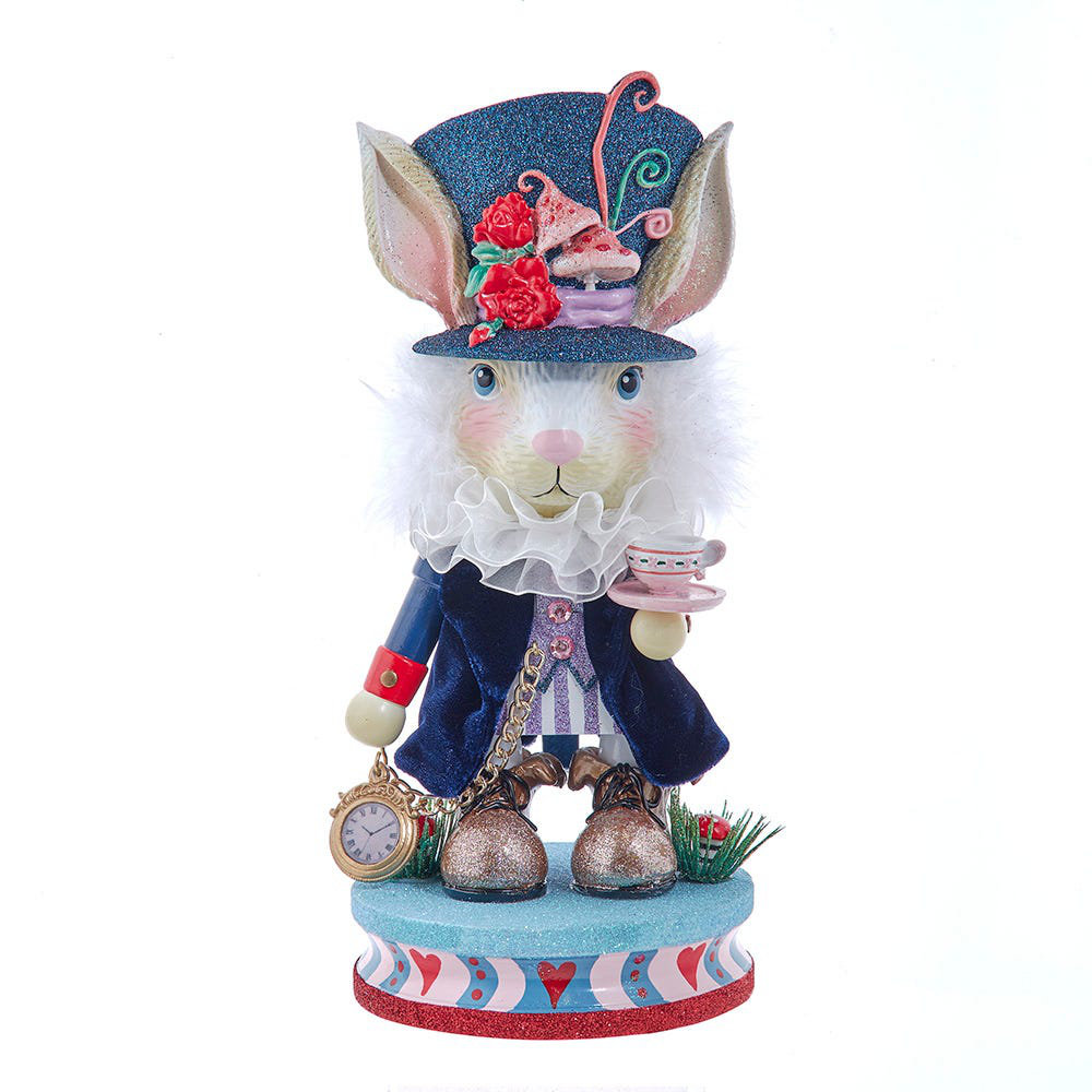 Kurt Adler 12-Inch Hollywood Nutcrackers White Rabbit Nutcracker | Wayfair