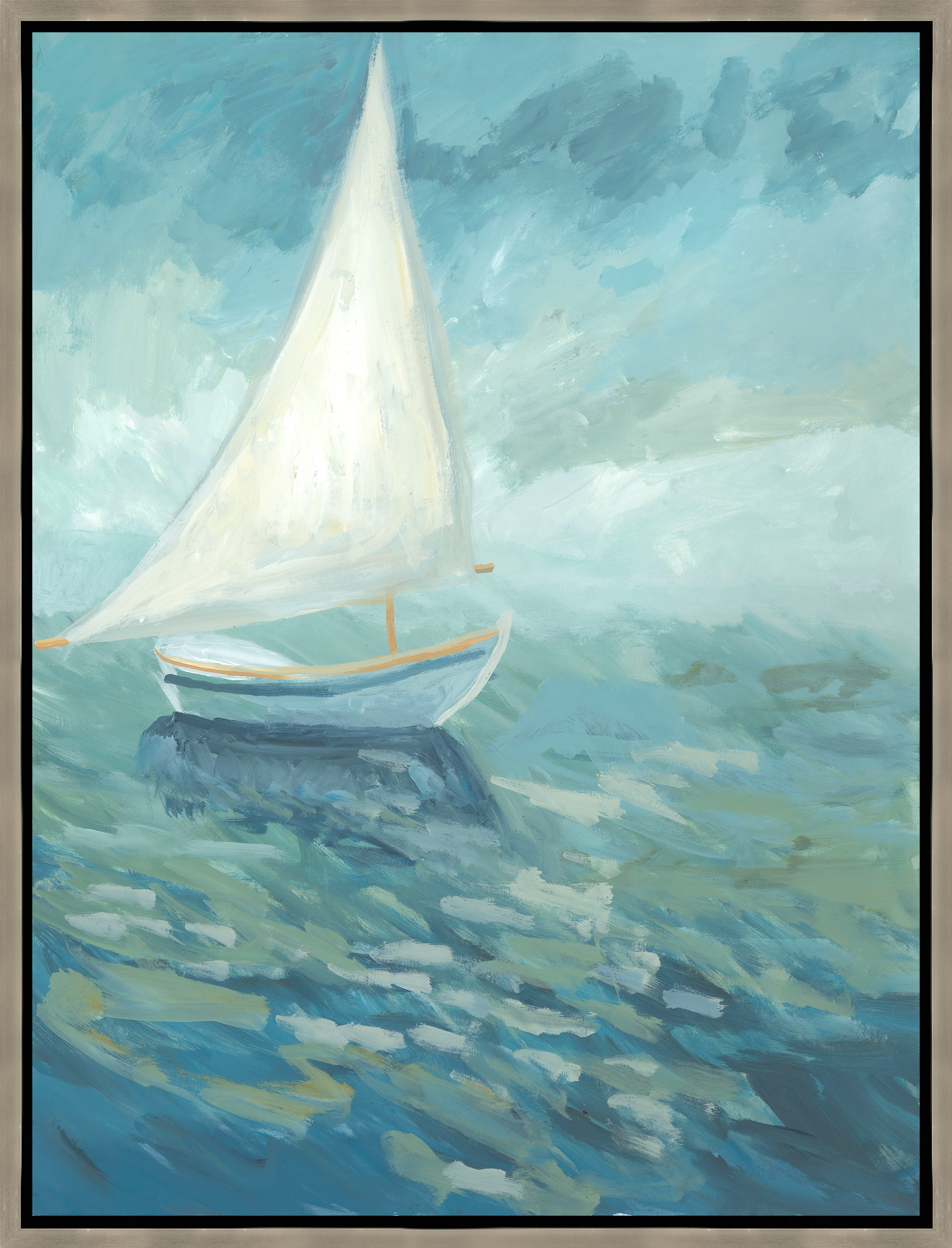 Chelsea Art Studio All the Way by Ryan Brown - Floater Frame Painting ...