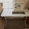 Arrow Sewing Gidget Sewing Table with Manual Machine Lift by Arrow ...