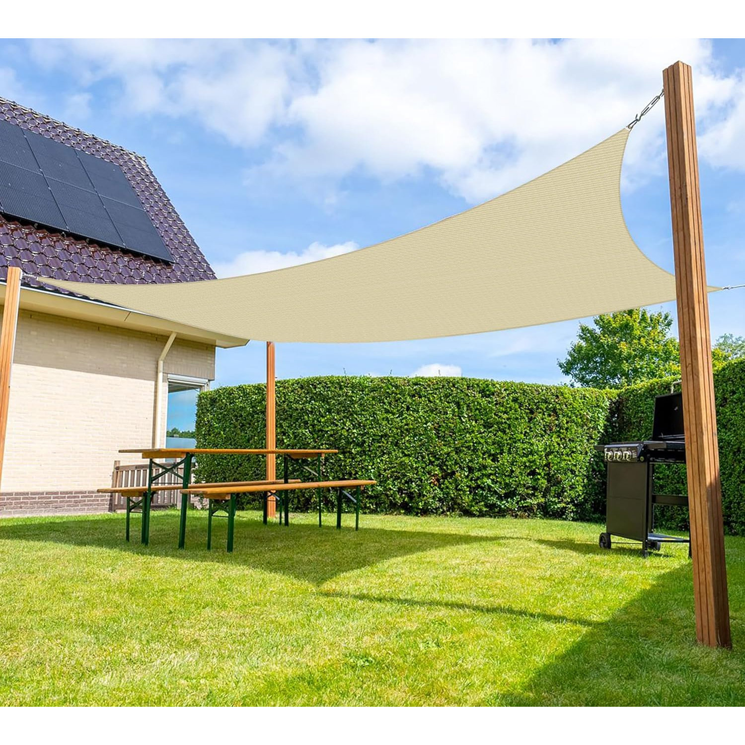 ESHOO UV Block Sun Square Shade Sail | Wayfair