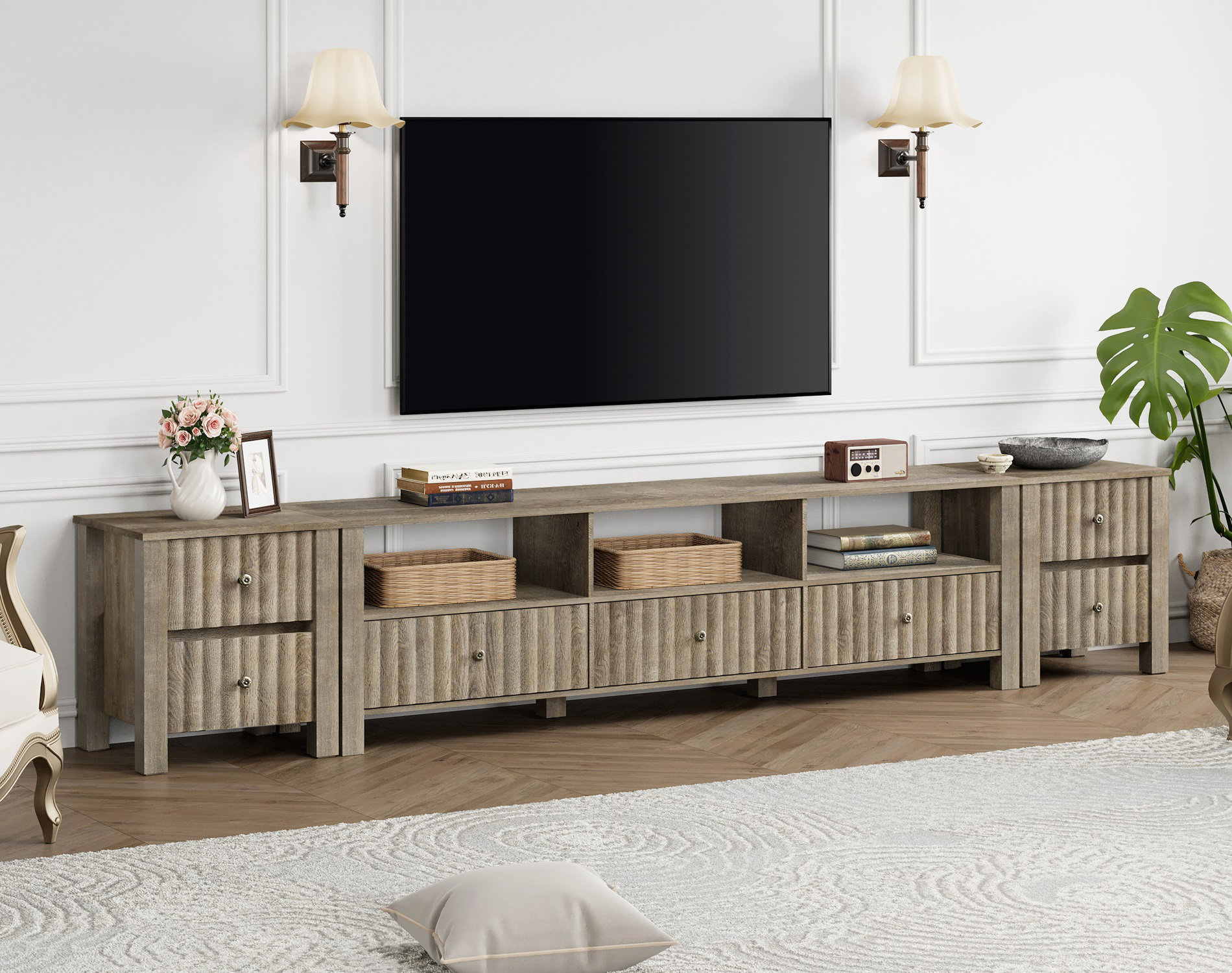 Gracie Oaks Keyston Storage Credenza | Wayfair
