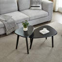 George Oliver Ensemble de 2 tables basses gigognes, tables de salon à ...