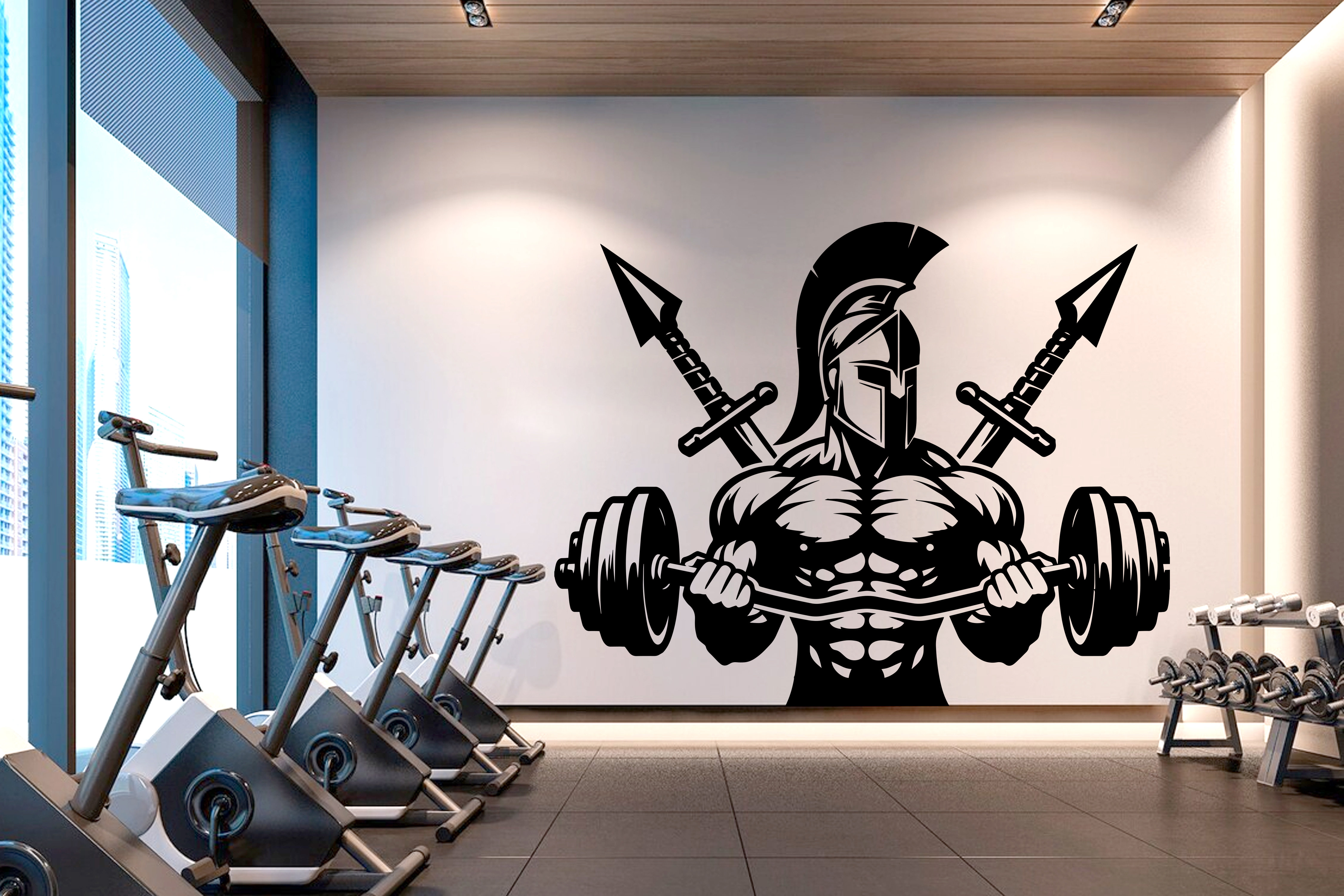 crossfit gym wall art