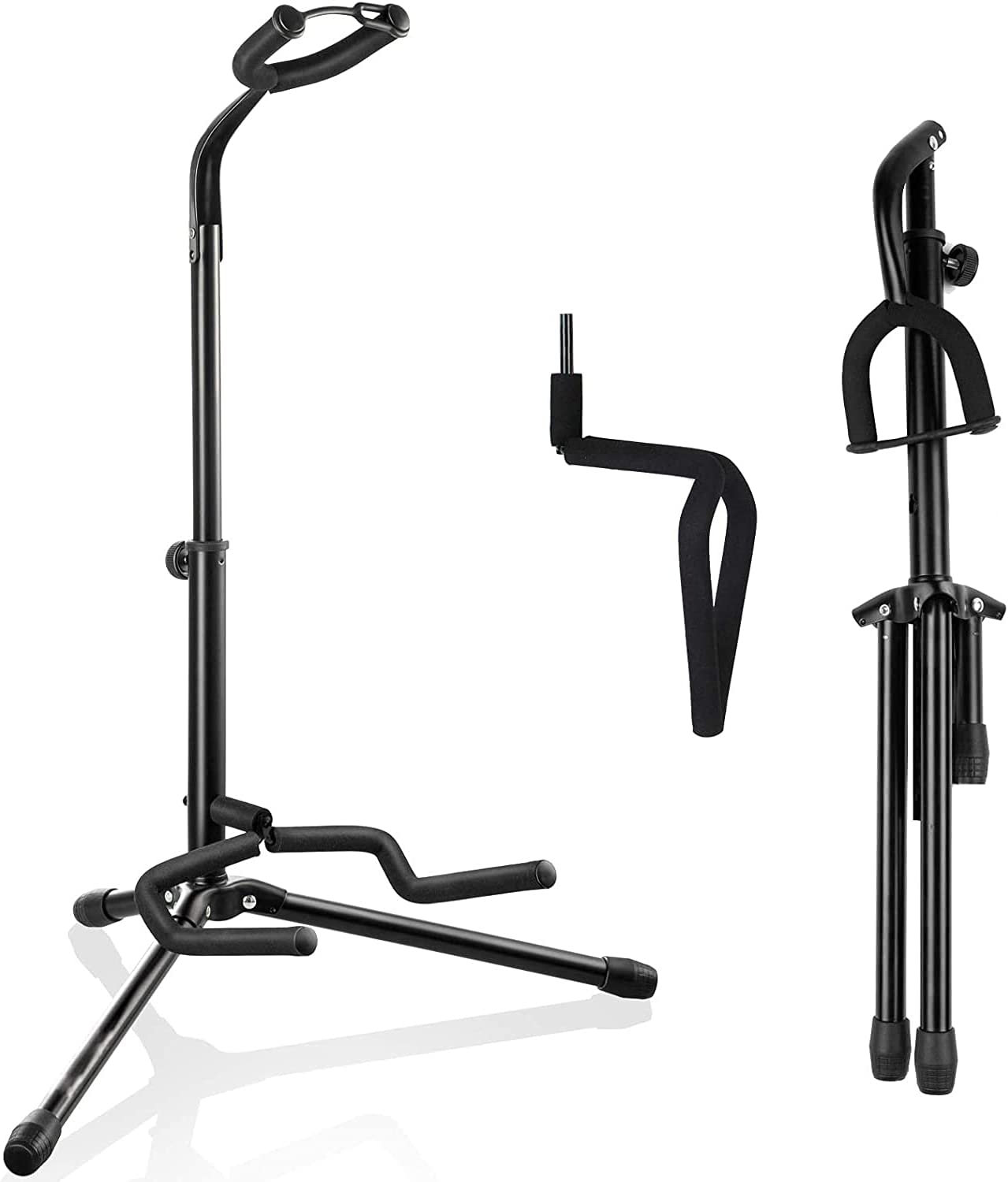 5 CORE 5 Core Guitar Stand Floor Adjustable Tripod Acoustic Electric ...