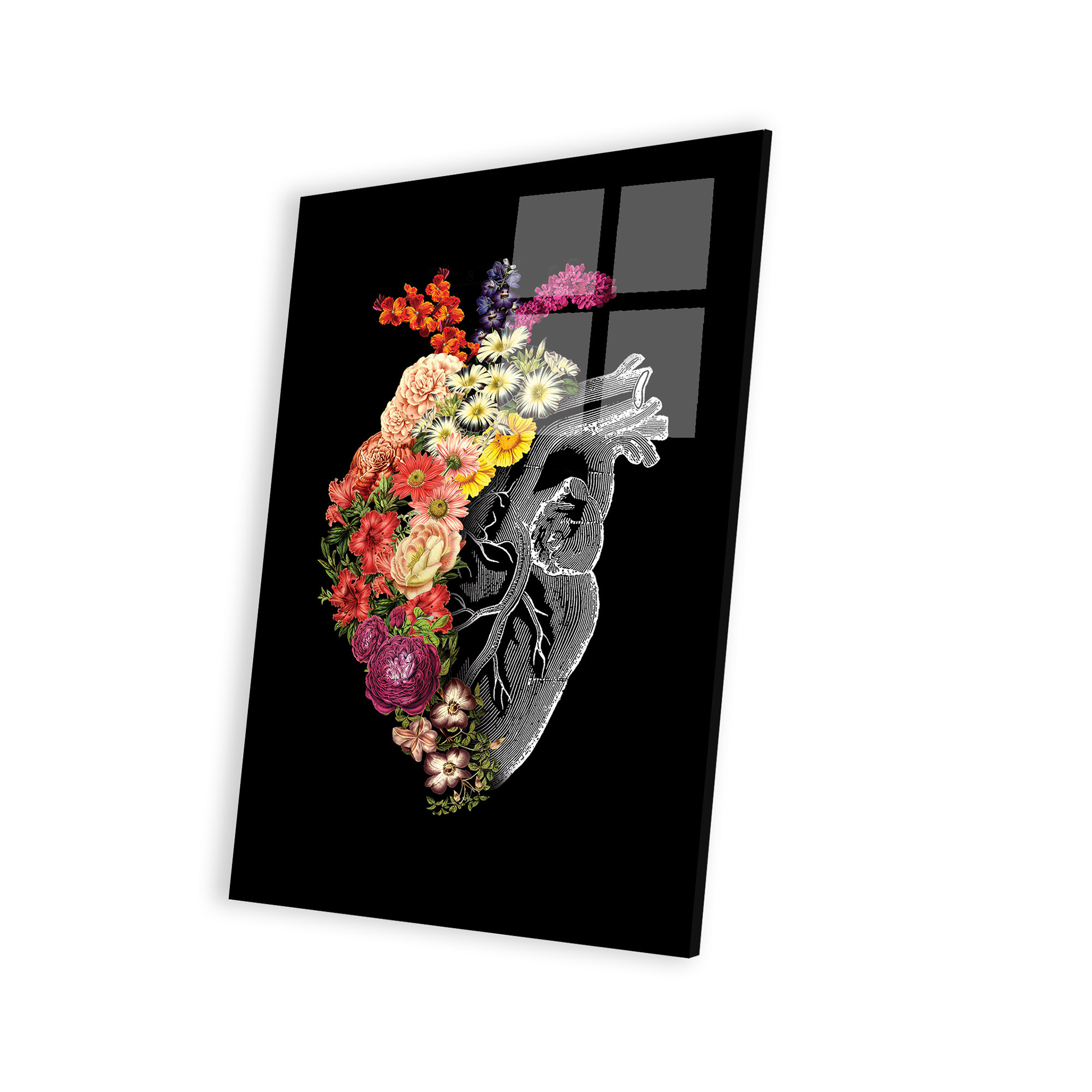 Trinx Flower Heart Spring, Rectangle by Tobias Fonseca | Wayfair