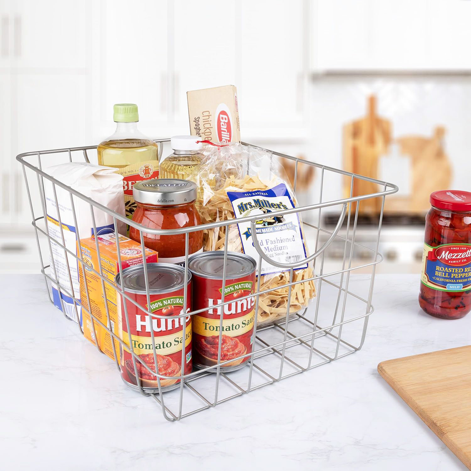 Dotted Line™ Albie Utility Metal/Wire Basket & Reviews | Wayfair