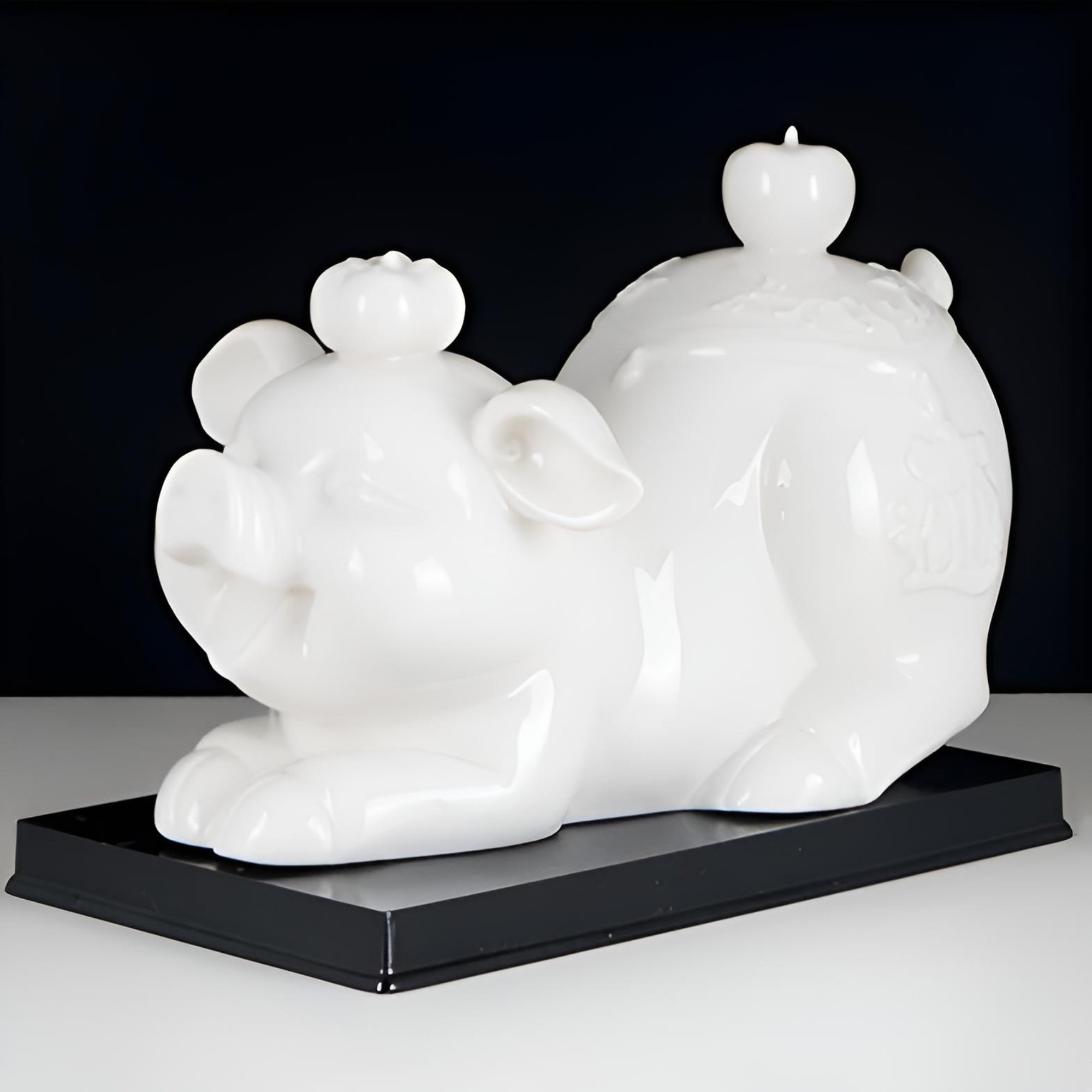 JINXI Prosperity Pig Ornament - Elegant Tabletop Decor | Wayfair