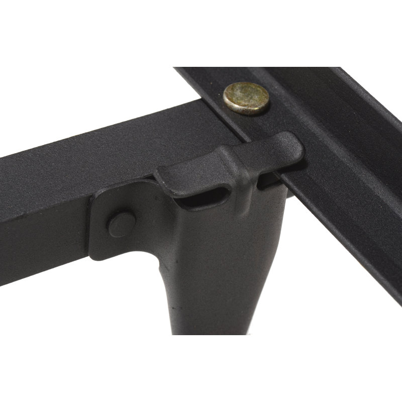 Alwyn Home Adjustable Metal Bed Frame with Center Support Rail, Support ...