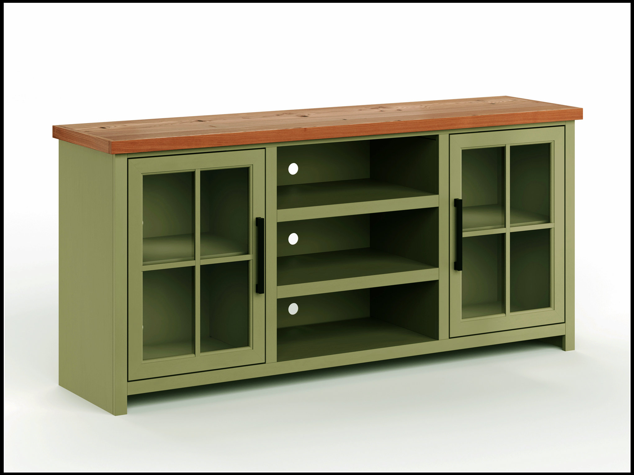 One Allium Way® 67 Inch TV Stand Console for TVs up to 80 Inches, No ...