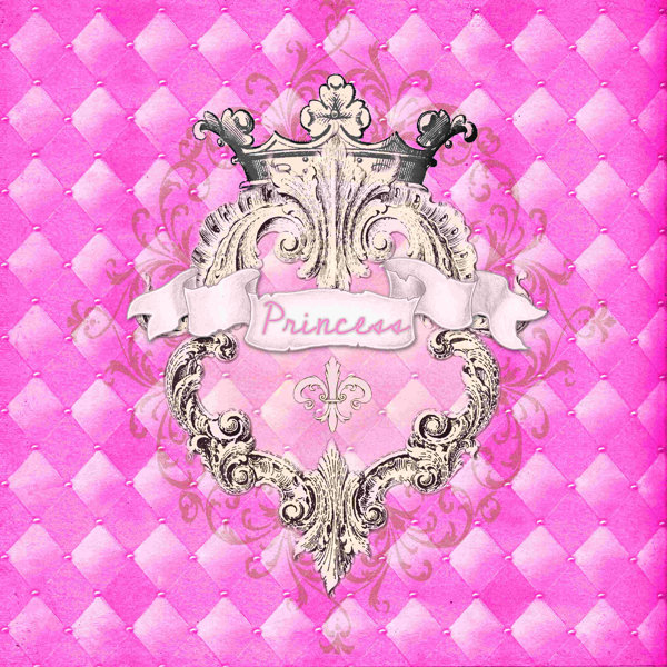 House of Hampton® " Princess Shield Pink " Painting Print - Wayfair Canada