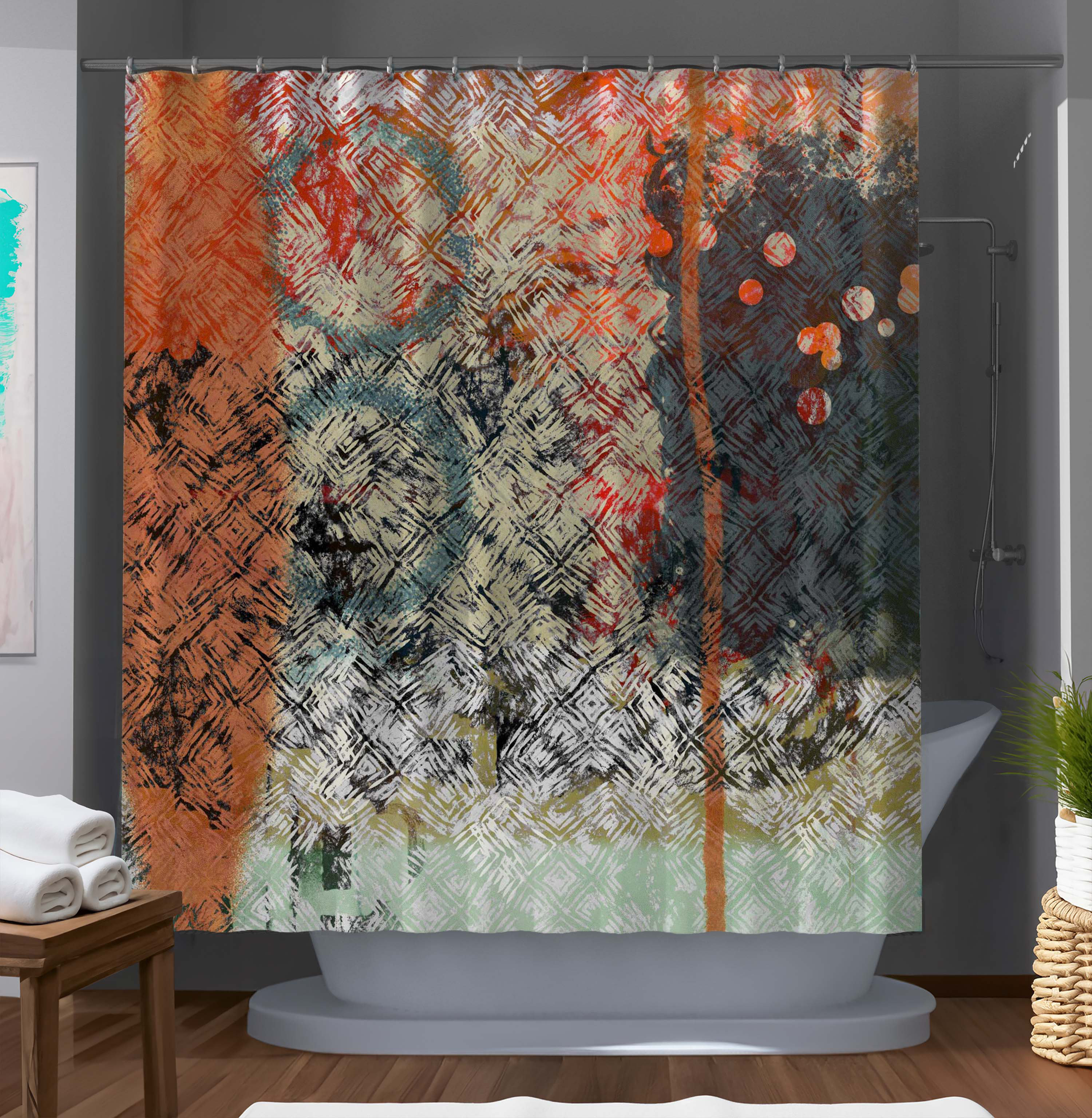 East Urban Home Audrik Shower Curtain | Wayfair