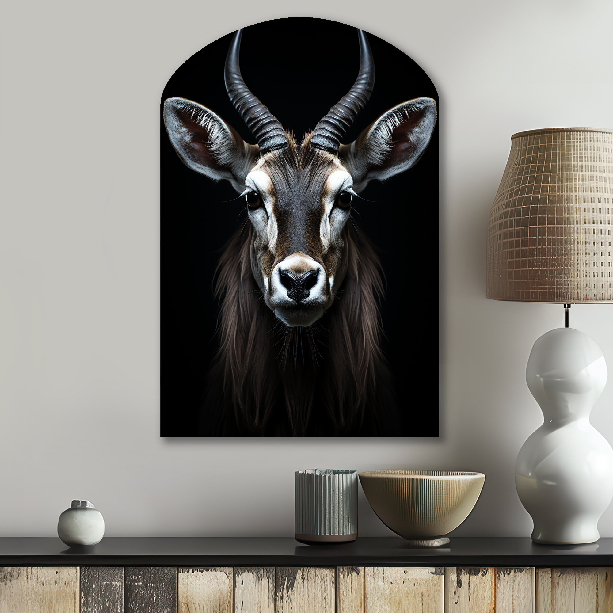 Design Art Animal Antelope Photo II - Antelope Arch Shape Assymterical ...