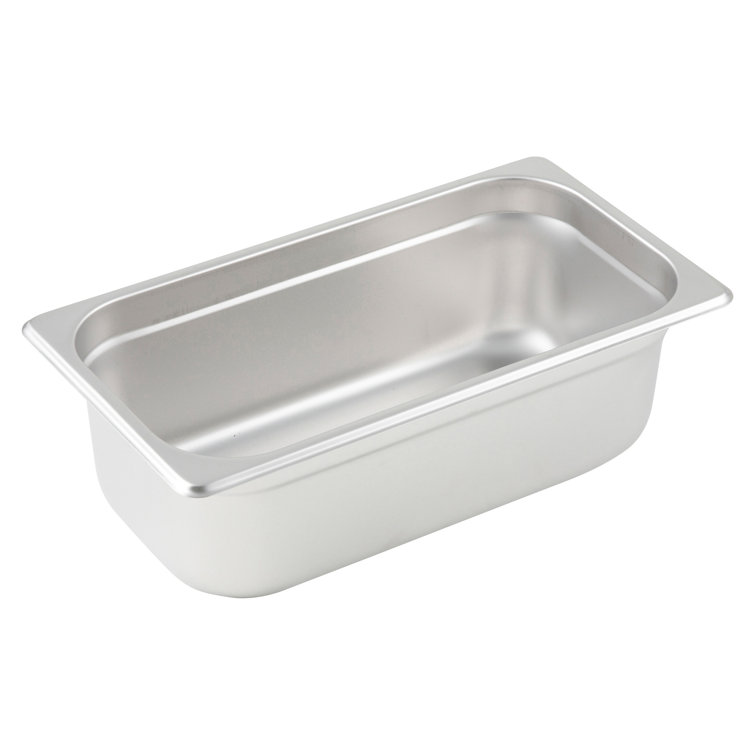 Winco Rectangle Stainless Steel Food Storage Container | Wayfair