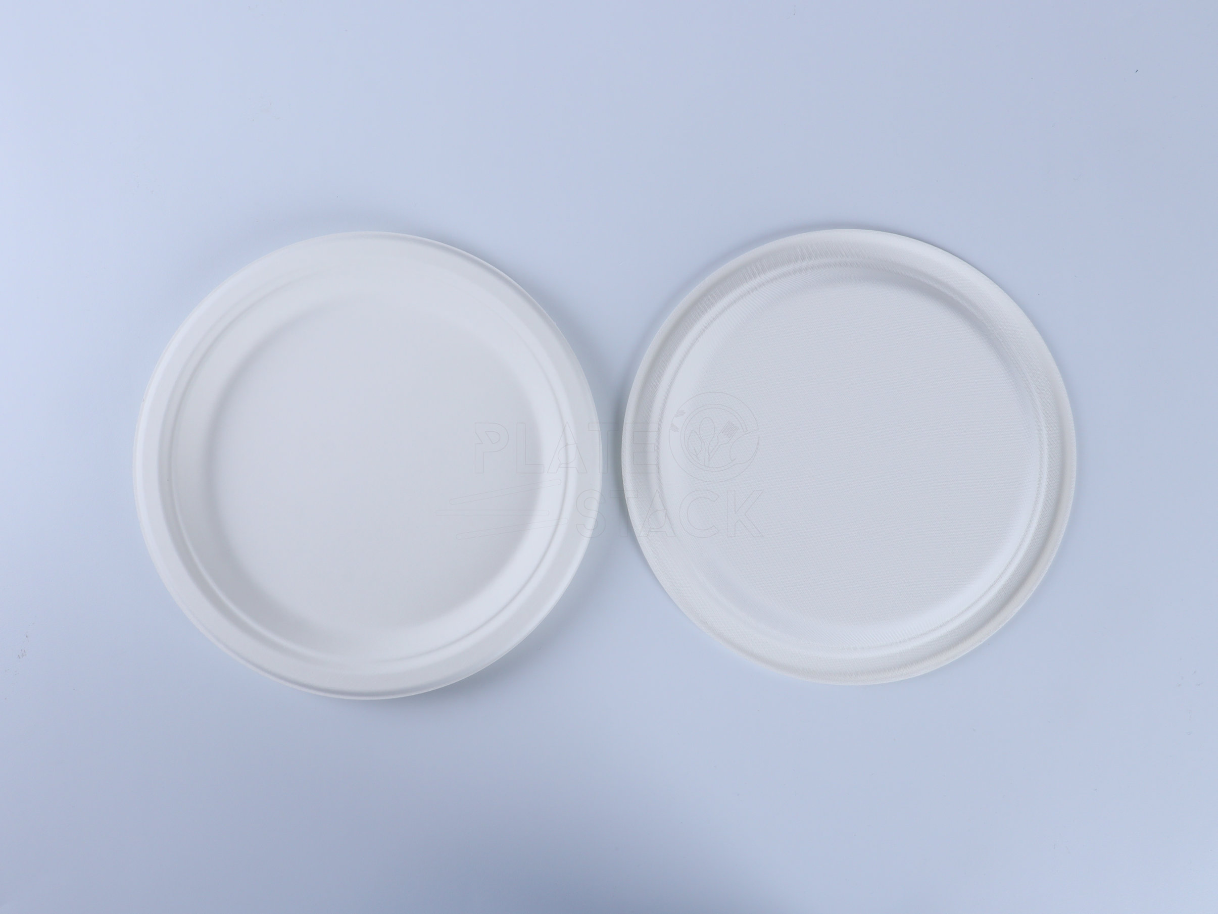 PLATE'O'STACK 100% Compostable 9 Inch Heavy-duty [125-pack] Eco ...