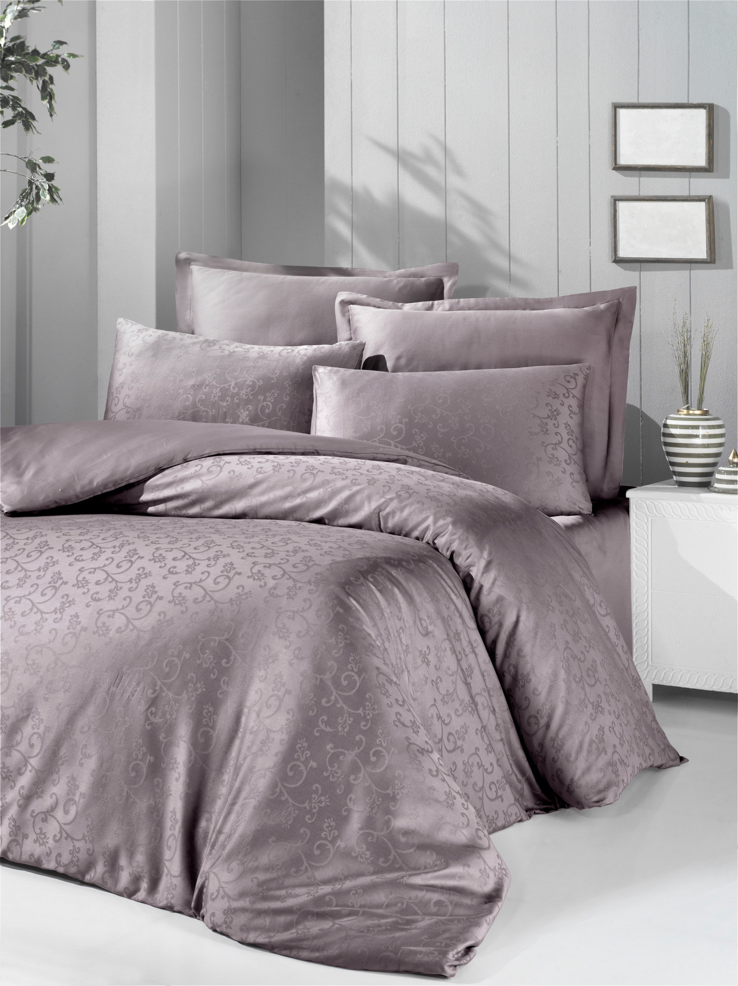 Asir Group INC Kinney Brown 100% Cotton 6 Piece Duvet Cover Set | Wayfair
