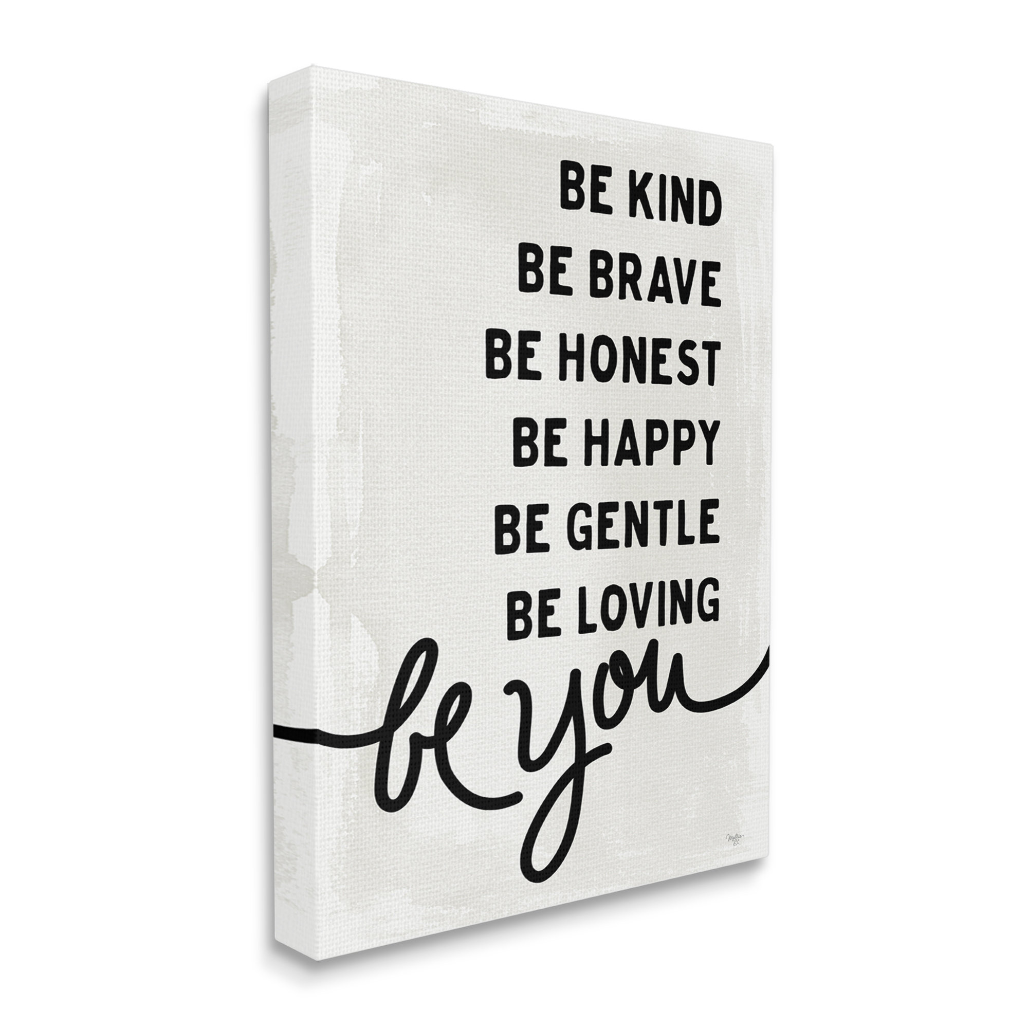 Stupell Industries Be You Motivational Self Love Text Phrase by Mollie ...