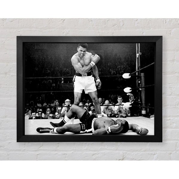 Bright Star Muhammad Ali Knockout - Single Picture Frame Art Prints ...