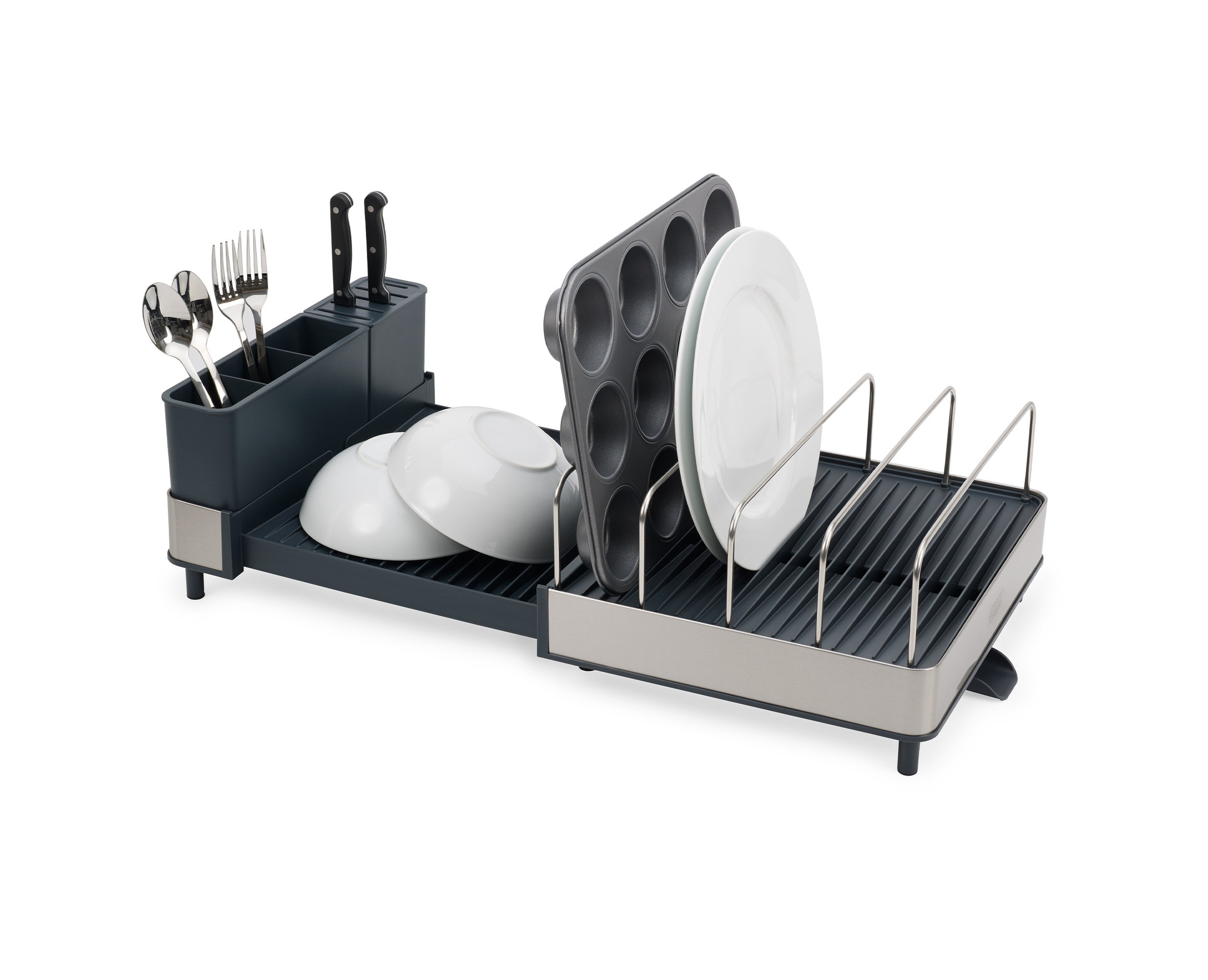 Joseph Joseph Extend Max Steel Expanding Dish Rack for Cookware ...