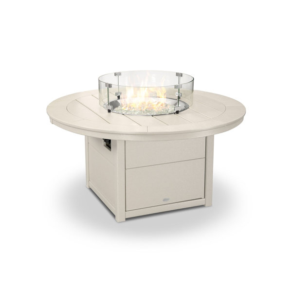 POLYWOOD® Round 48" Fire Pit Table & Reviews | Birch Lane