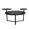 Wrought Studio™ Modern Coffee Table With Two Display Shelves,Faux ...