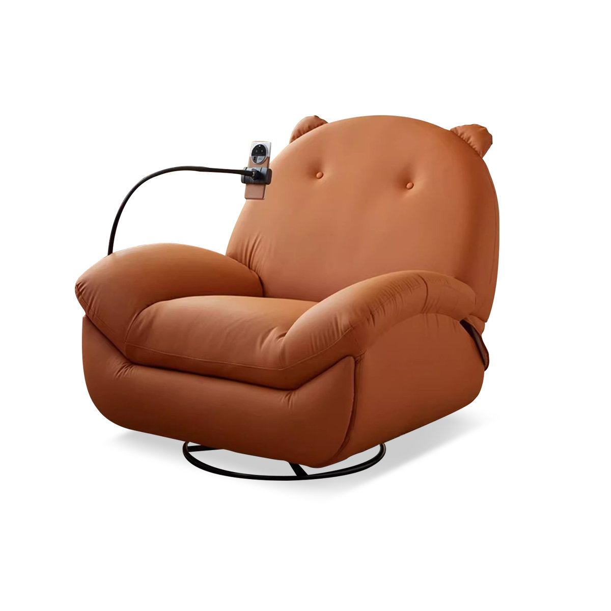 Hokku Designs Lanekia Faux Leather Power Recliner | Wayfair