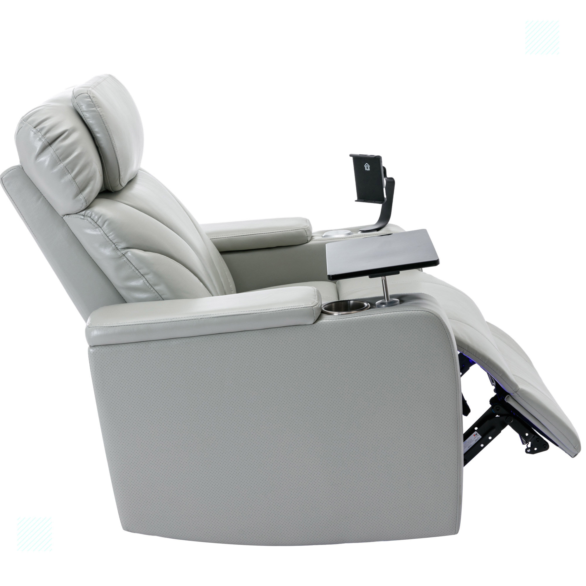 Latitude Run® Power Motion Recliner with USB Charging Port and Hidden ...