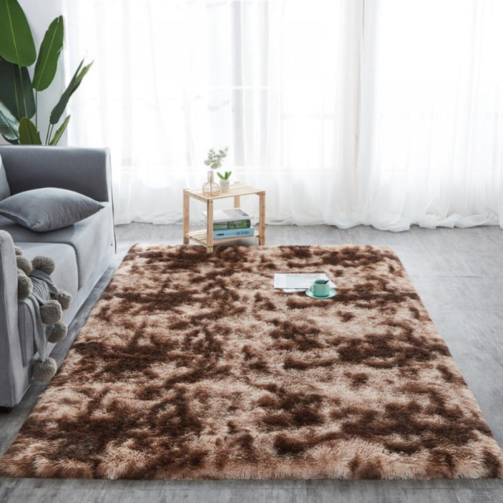 Mercer41 Rug Fluffy Area Rugs Anti Carpet Long Hair Padded Gradient ...