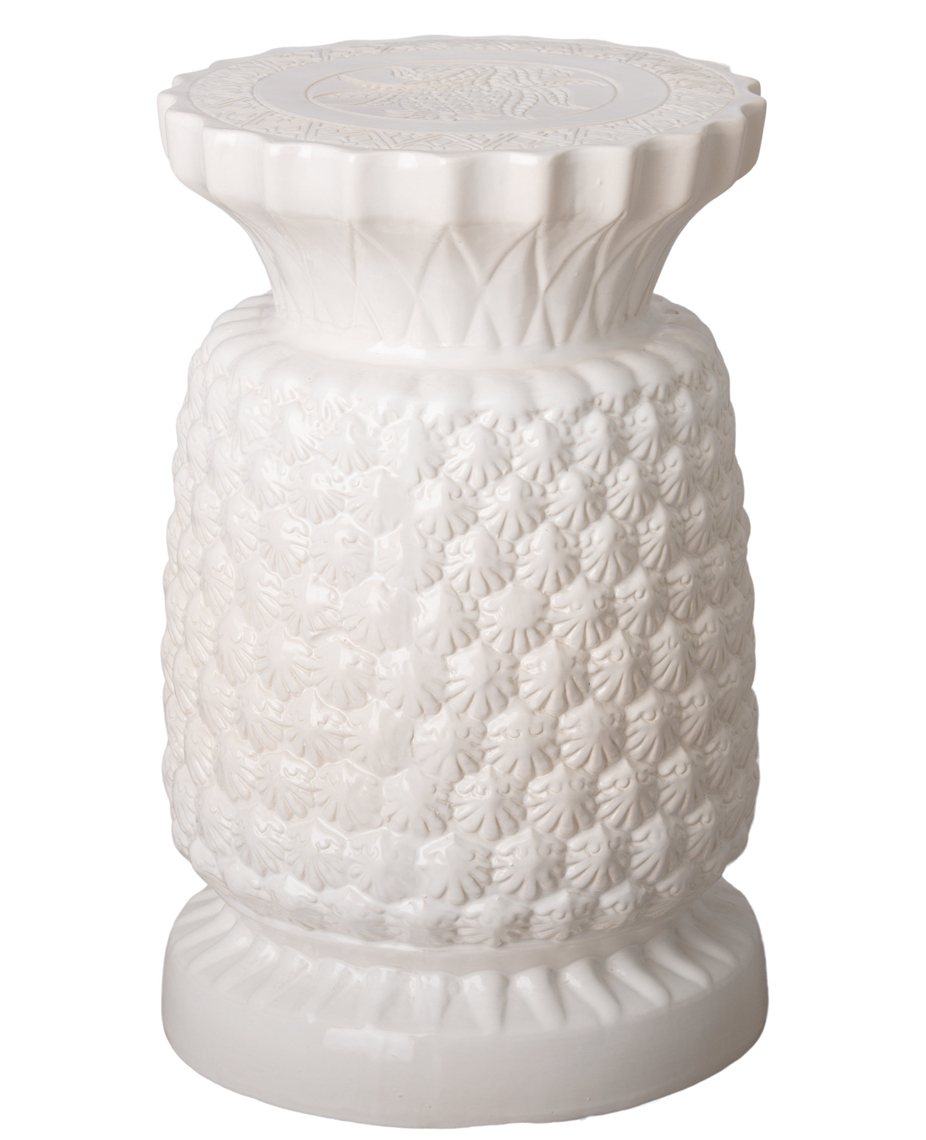 Bay Isle Home™ Fortier Pineapple Garden Stool | Wayfair