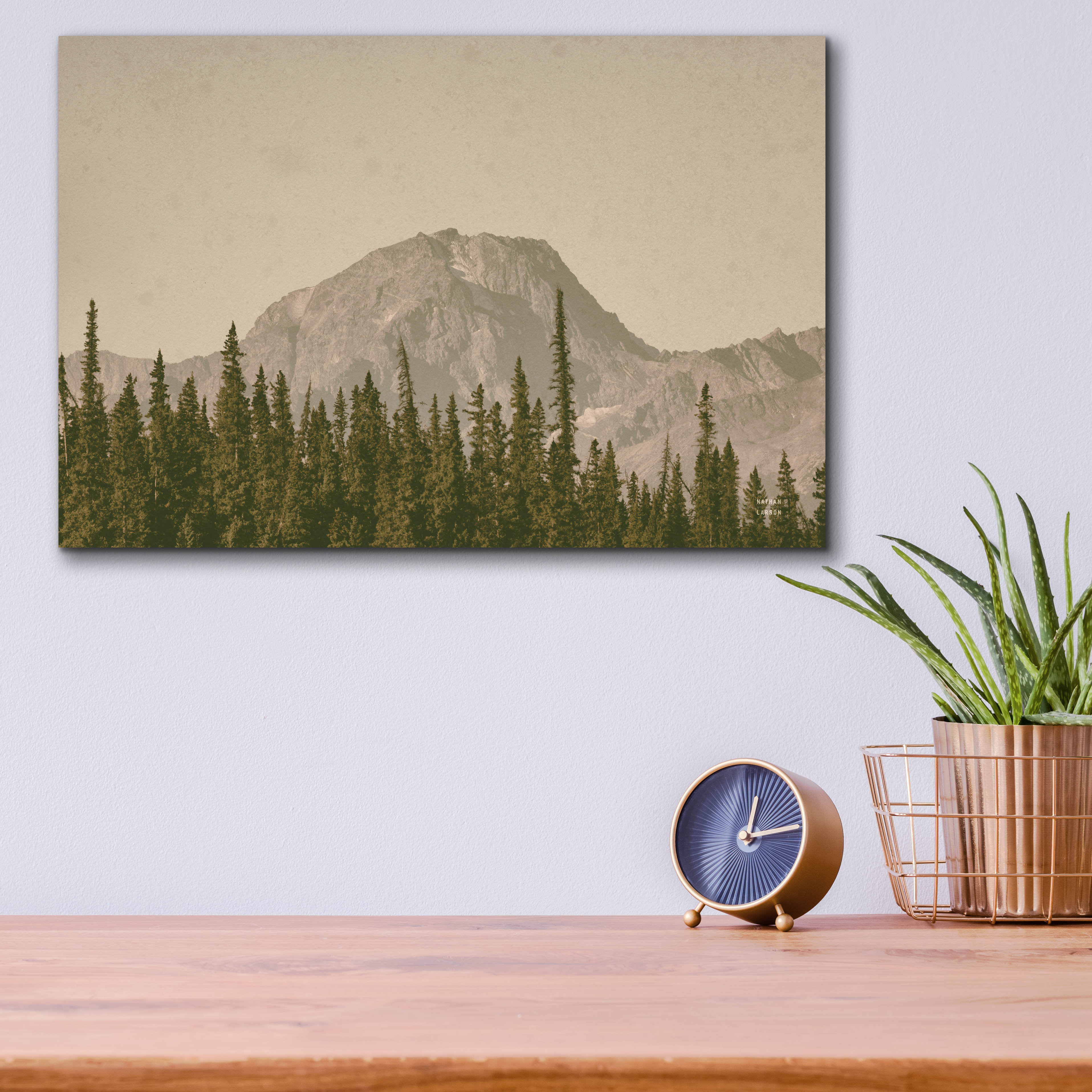 Millwood Pines Mountainous 4' by Nathan Larson Acrylic Glass Wall Art ...