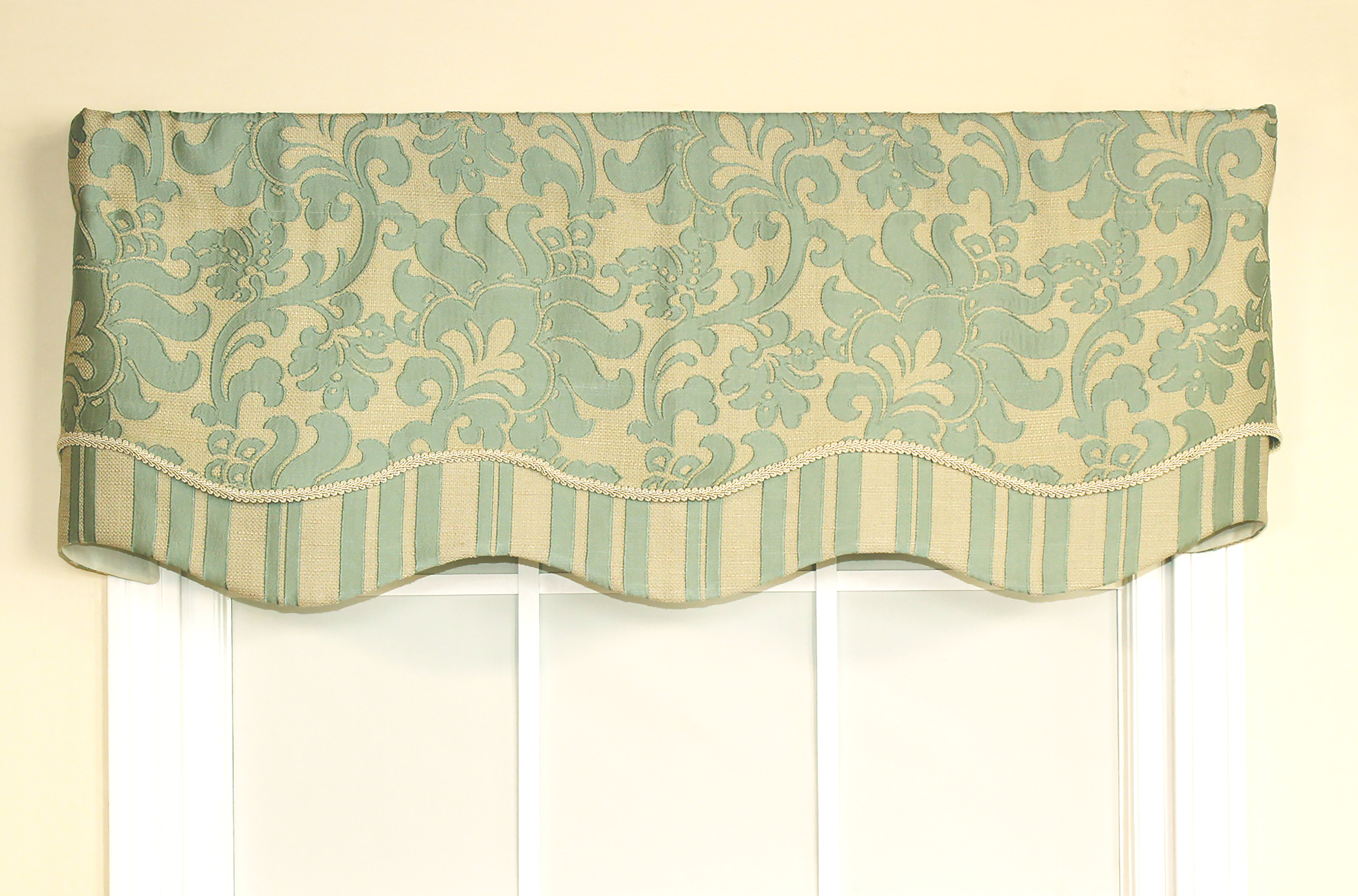 RLF Home Bridget Glory 50" Curtain Valance & Reviews | Wayfair