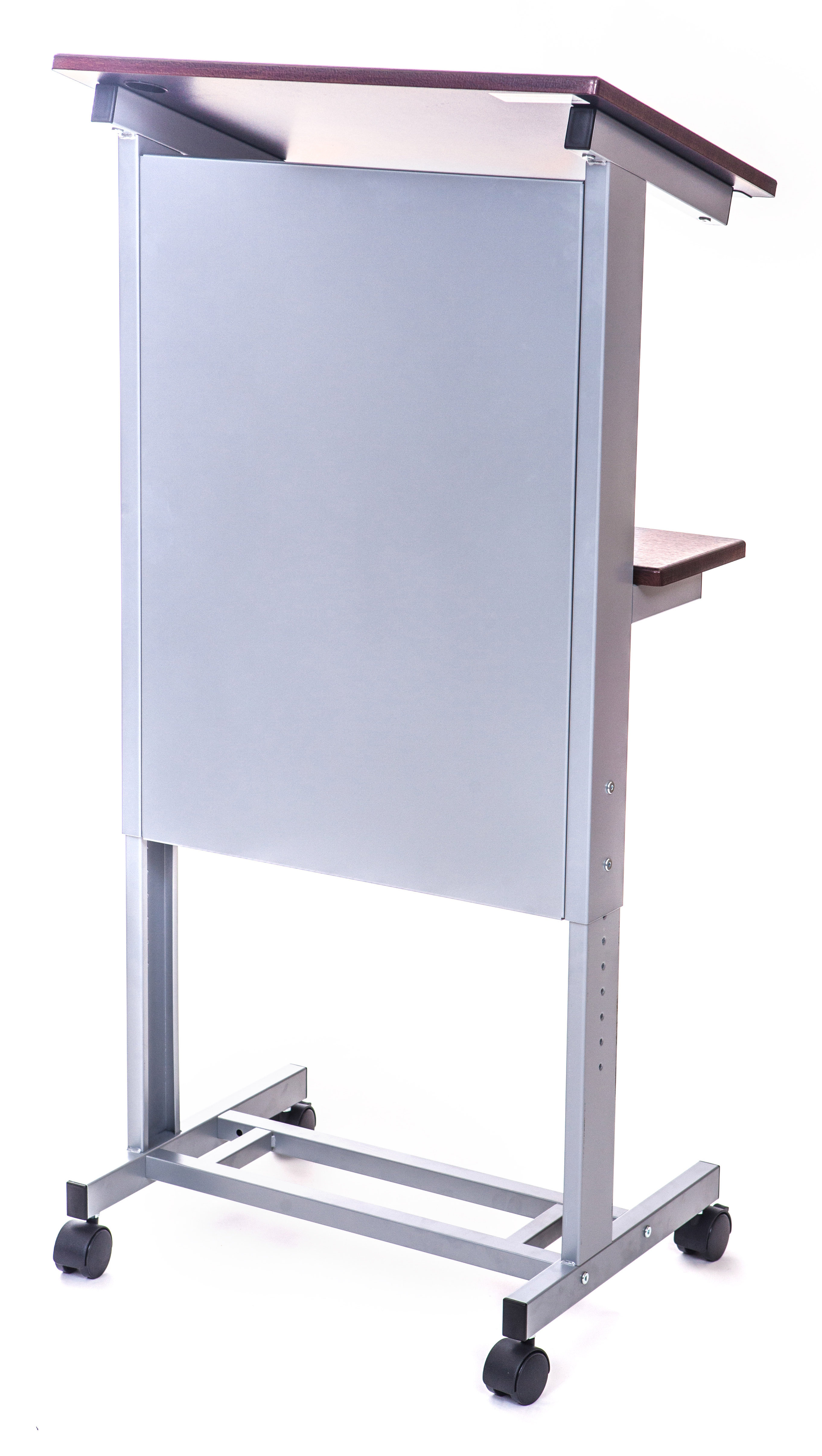 Luxor WorkplaceEssentials Adjustable Height Full Podium Speaker Stand ...