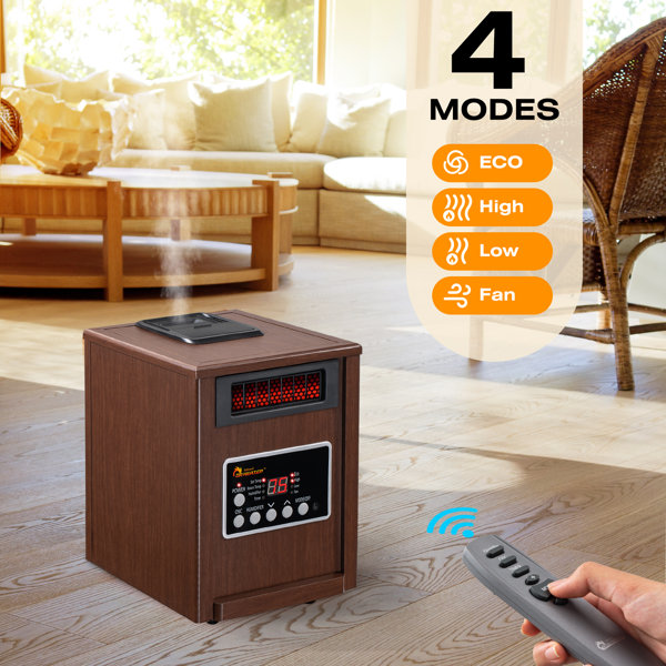 DR. INFRARED HEATER DR-998W 1500W, Advanced Humidifier and Oscillation ...