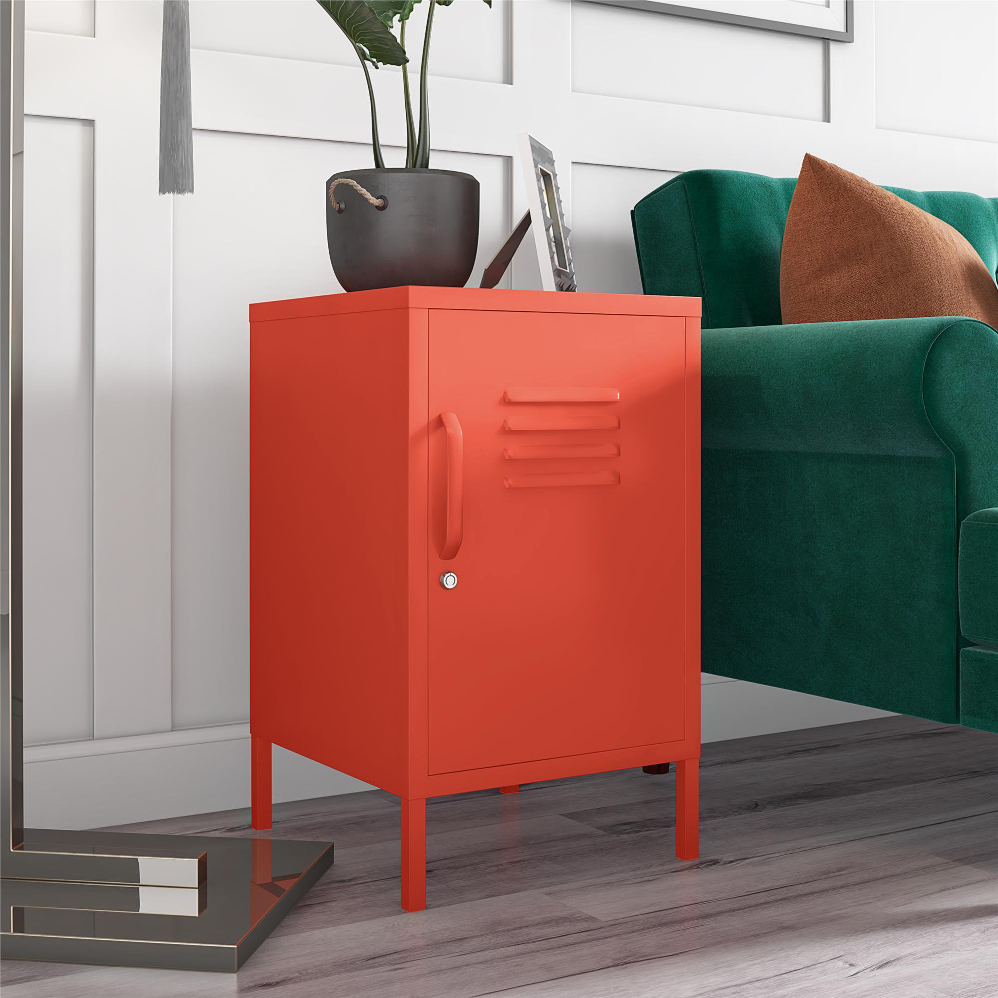 Novogratz Cache Metal Locker End Table with Storage & Reviews | Wayfair
