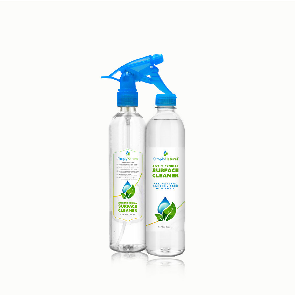 Simply Natural Antimicrobial Surface Cleaner 16 Oz Cleaning Spray ...