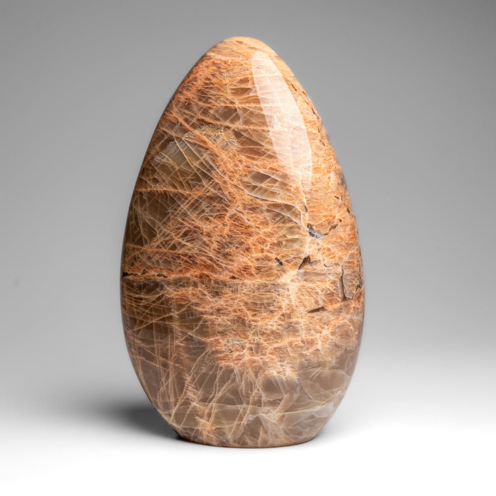Astro Gallery of Gems Genuine Polished Peach Moonstone Freeform From ...