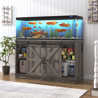 Gracie Oaks Farmhouse Aquarium Stand For 55-75 Gallon Fish Tanks ...