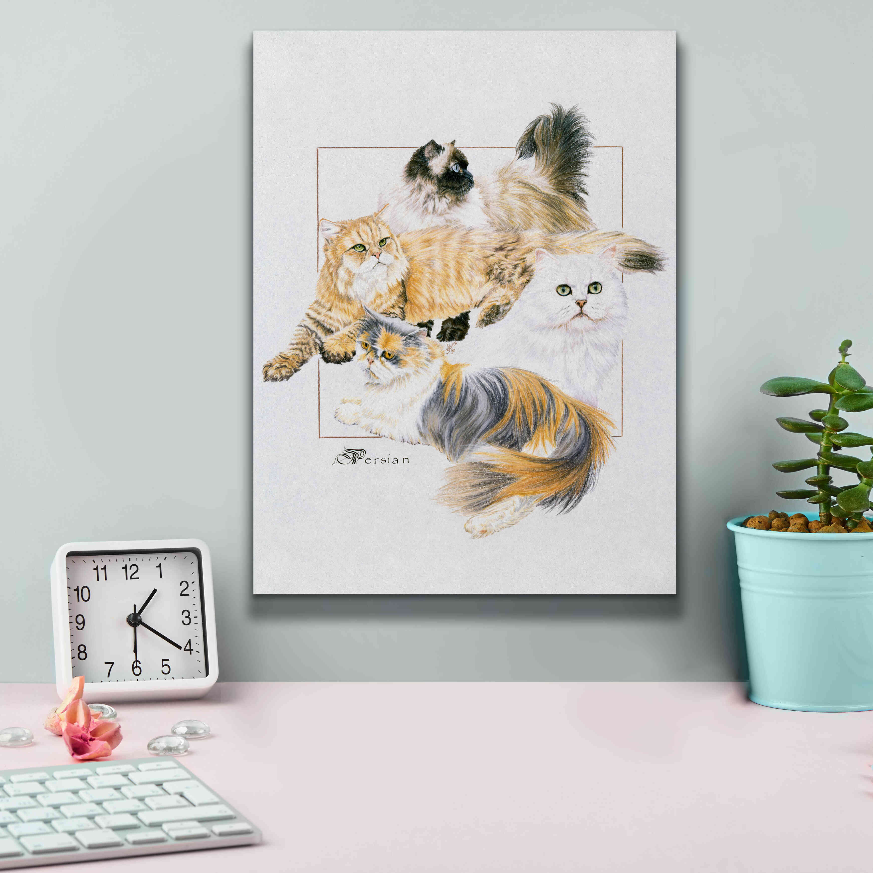 Red Barrel Studio Epic Graffiti 'Persian' By Barbara Keith, Canvas W ...